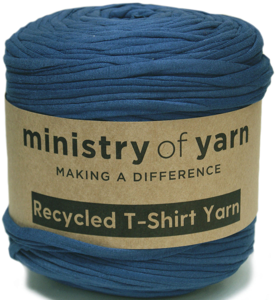 Rested Blue T-shirt Yarn – Ministry of Yarn